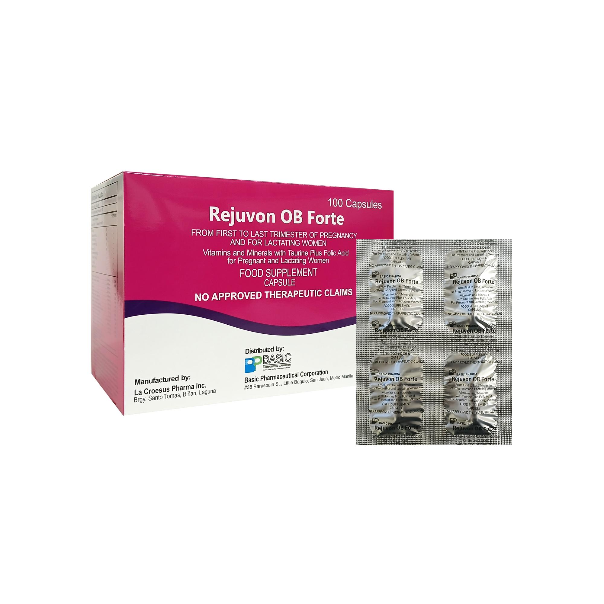 REJUVON OB FORTE CAPSULE | Basic Pharmaceutical Corporation