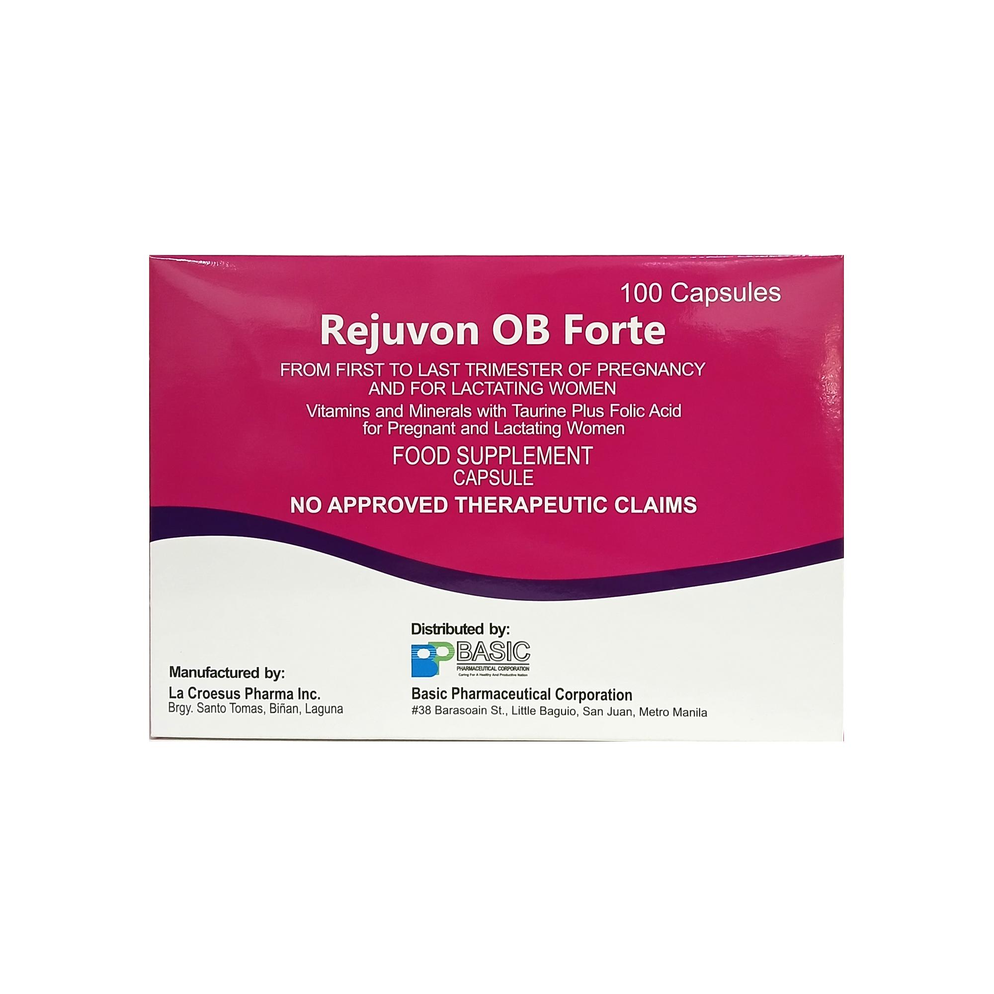 REJUVON OB FORTE CAPSULE | Basic Pharmaceutical Corporation